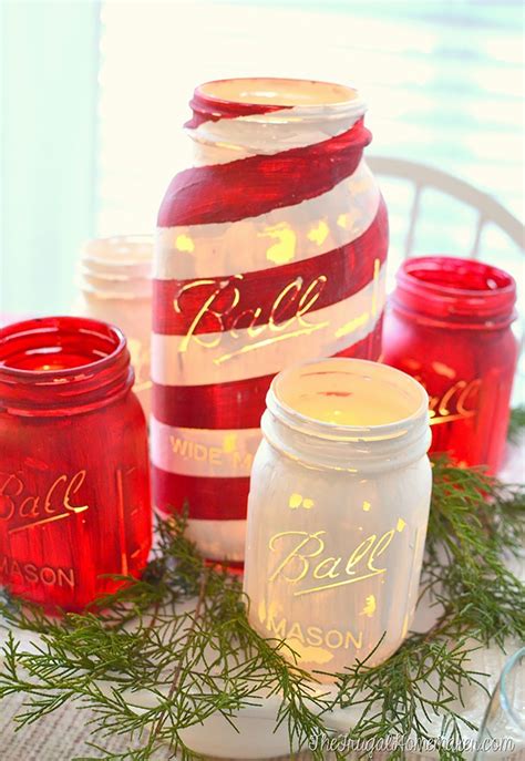 Mason Jar Ideas For Christmas