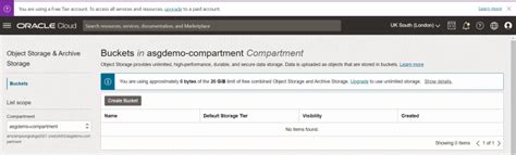 Creating An Object Storage Bucket In Oracle Cloud Amy Simpson Grange Blog