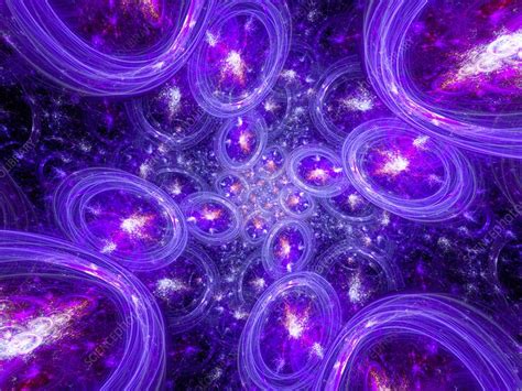 Bubble Universes Abstract Fractal Illustration Stock Image F029