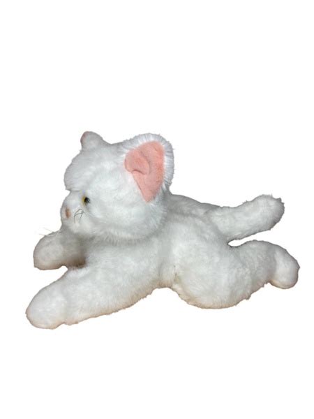 Мягкая игрушка Кошечка 35см, белая - купить с доставкой по выгодным ...