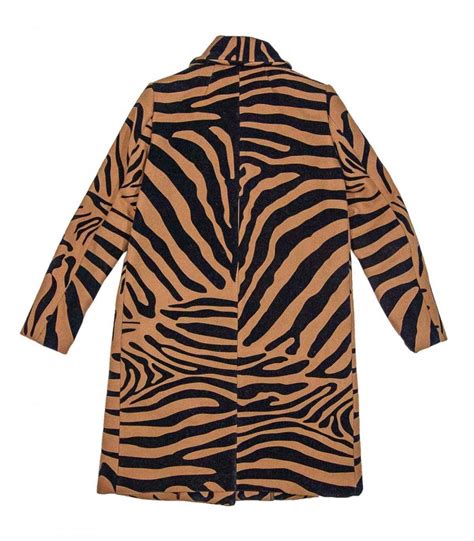 Kolor Zebra Pattern Coat Gaijin Paris