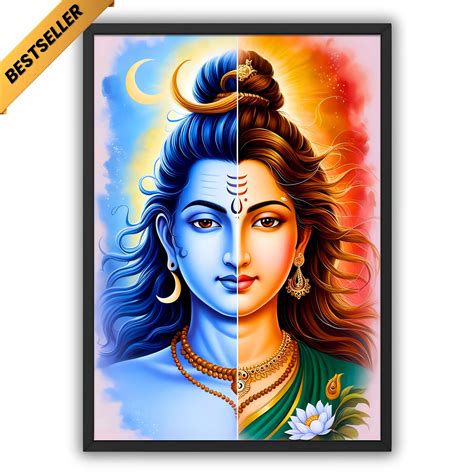 Ardhanarishvara Wall Frame