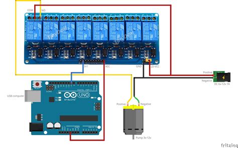 How To Turn A 12v Ac Water Pump On Off Solid State Relay Or Relay General Guidance Arduino