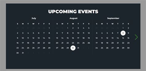 15 Css Calendars Codewithrandom