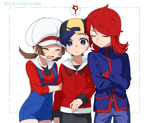 Ethan Lyra And Silver Pokemon And 1 More Drawn By Nisanrei121