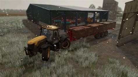Techmagri TransTruck Vegetable Boxes V1 0 FS22 Mod Farming Simulator