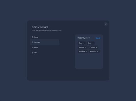 Day Settings Modal UI Design Behance