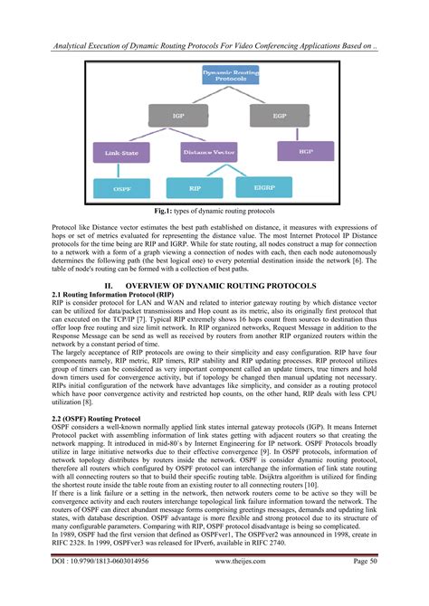 Analytical Execution Of Dynamic Routing Protocols For Video