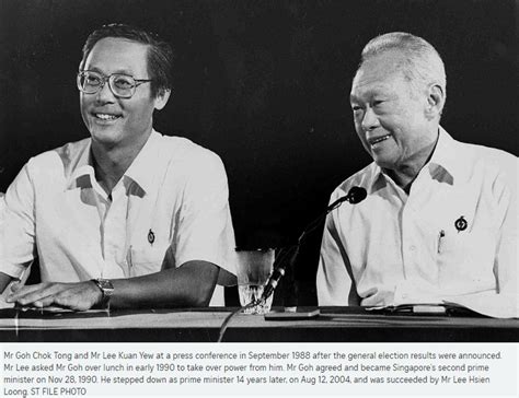 If Only Singaporeans Stopped To Think Tall Order The Goh Chok Tong Story