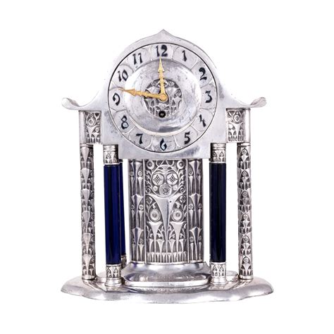 Jugendstil Mantel Clock Moritz Hacker Ca By Moritz Hacker 1905