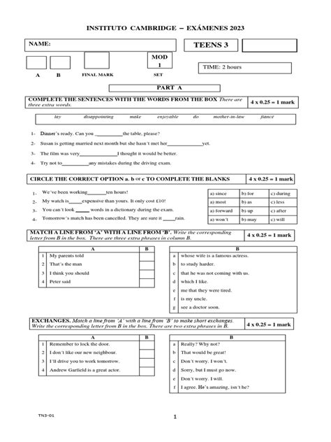 2023 Tn3 Mod 1 Pdf Wales English Language