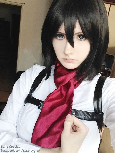 Mikasa Ackerman ~ Aot ~ By Belle Mikasa Ackerman Cosplay Levi Ackerman Aot Cosplay One Piece