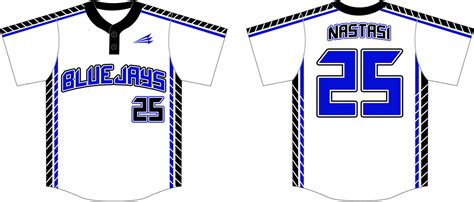 Middlesex Blue Jays Custom Modern Baseball Jerseys