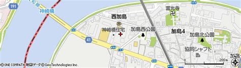 大阪府大阪市淀川区加島4丁目の地図 住所一覧検索｜地図マピオン