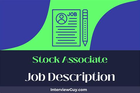 Stock Associate Job Description Updated For 2026