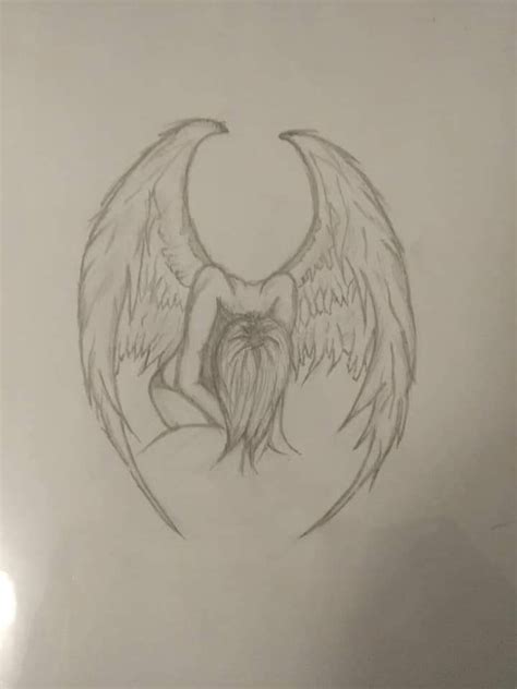 Ange déchu en 2024 Dessin de visages Dessin surréalisme Ange dechu