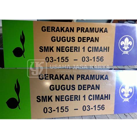 Jual Plang Sekolah Pramuka Gugus Depan Gudep Shopee Indonesia