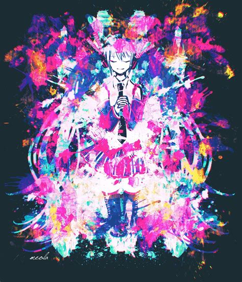 Meola Vocaloid Hatsune Miku Headphones Thighhighs 407196 Yandere