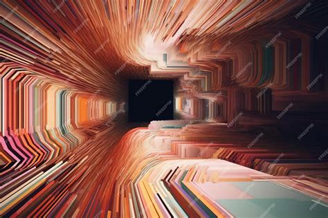Premium Ai Image A Digital Art Of Disoriented Physics