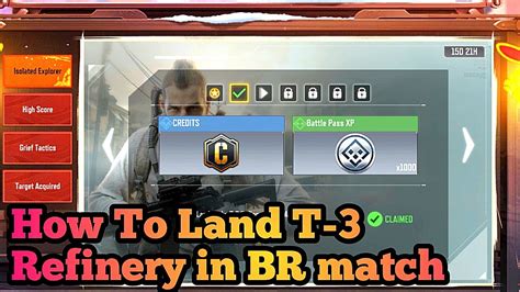 How To Land T 3 Refinery In BR Matches In Call Of Duty Mobile YouTube