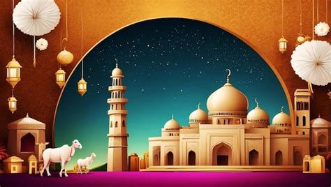 Premium Photo Eidaladhafestivalbackground