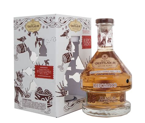 Tequila El Destilador Reposado Premium Artesanal Текила Эль Дестиладор ...