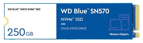WDS250G3B0C - Wd - WD Blue SN570 NVMe M.2 2280 Solid State Drive, 250GB ...