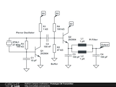 Prototype Cw Transmitter Circuitlab