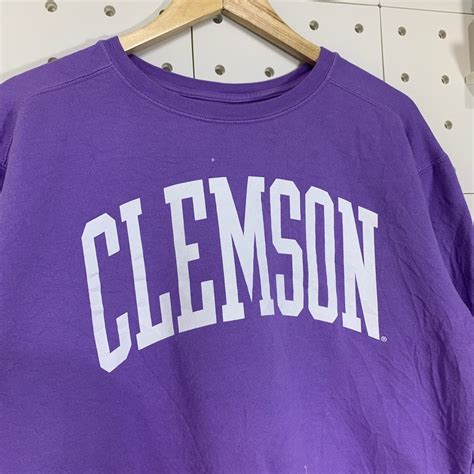 Vintage Clemson University Sweatshirt Clemson Tigers Crewneck Clemson