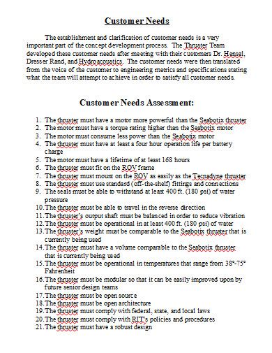 10 Customer Needs Assessment Examples To Download