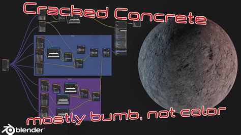 Blender Procedural Cracked Concrete Tutorial Youtube
