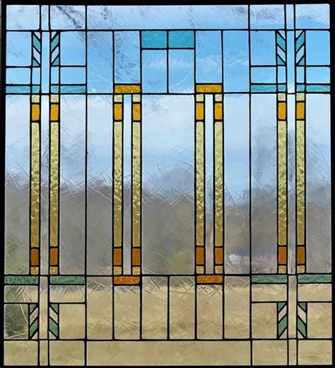 Frank Lloyd Wright Prairie Style Stained Glass Frank Lloyd Wright
