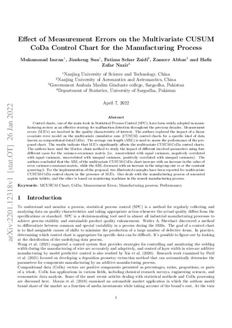 pdf effect of measurement errors on the multivariate cusum coda