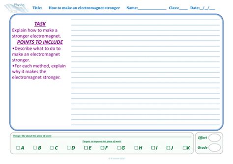 New Aqa Electromagnetism Gcse Lesson Teaching Resources