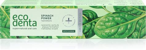 Ecodenta Toothpaste With Spinach Extract Tooth Paste With Fluoride