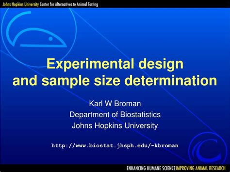 Ppt Experimental Design And Sample Size Determination Powerpoint Presentation Id 253099