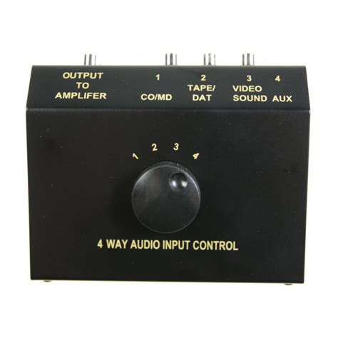 Comutator Audio 4 Intrari Stereo Emag Ro