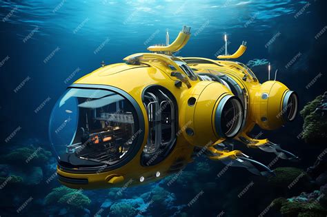 Premium Ai Image Autonomous Underwater Exploration Vehicles Future Vision