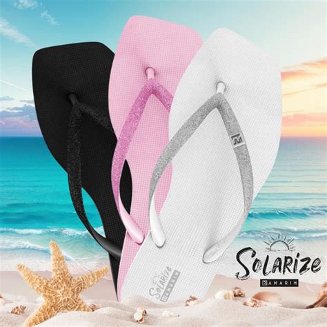 Chinelo De Dedo Feminino Solarize Tiras De Glitter E Bico Quadrado Da RAMARIM Ref