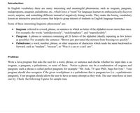Answered Isogram Referred To A Word Phrase Or Sentence In Which