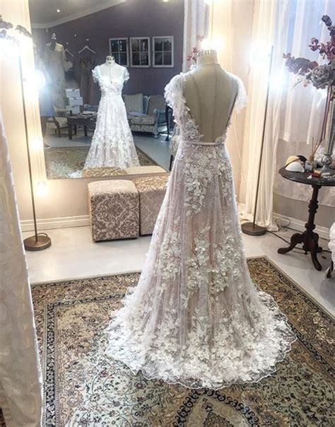 Custom Made V Neck Applique Lace Long Prom Dress Evening Dress On Luulla