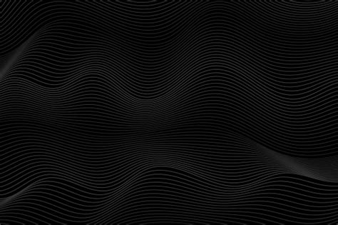 현대 검은 물결 라인 패턴 프레임 추상 배경입니다 벡터 일러스트 레이 션 움직임 그래픽 기치 벽지 어둠 0명에 대한 스톡 벡터 아트 및 기타 이미지 Istock