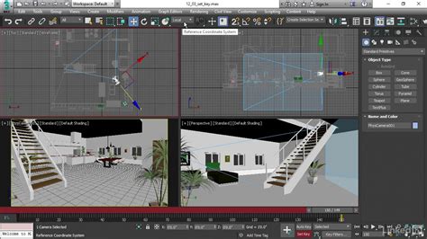 3ds Max Creating Keyframes In Set Key Mode Lesson 80 Youtube