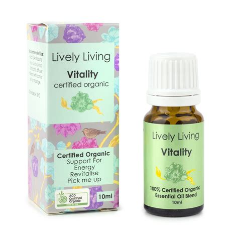 Organic Essential Oil Blend Vitality At Mighty Ape Nz