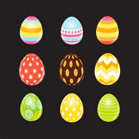 Premium Vector Vector Easter Eggs