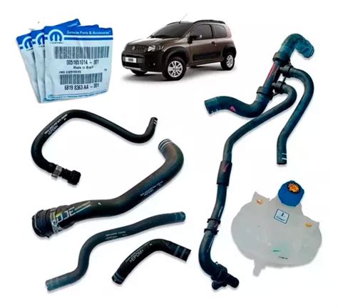 Kit Completo Mangueiras Radiador Novo Uno Mopar Parcelamento Sem Juros