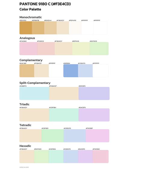 Pantone 9180 C Color Palettes