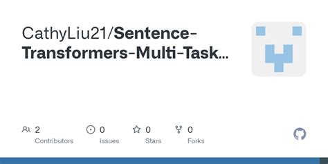 sentence transformers multi task learning task1 sentence transformer py
