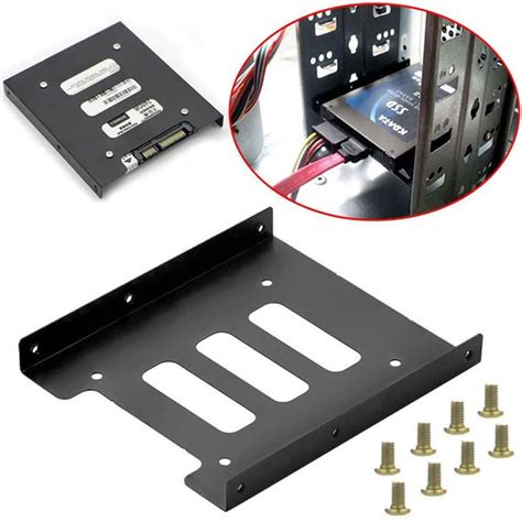 Крепление, салазки для SSD или HDD 2.5" в отсек 3.5" металлические ...