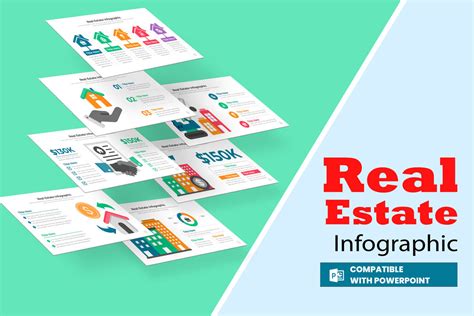 Informative Real Estate Infographic Powerpoint Design Por Mightyslide
